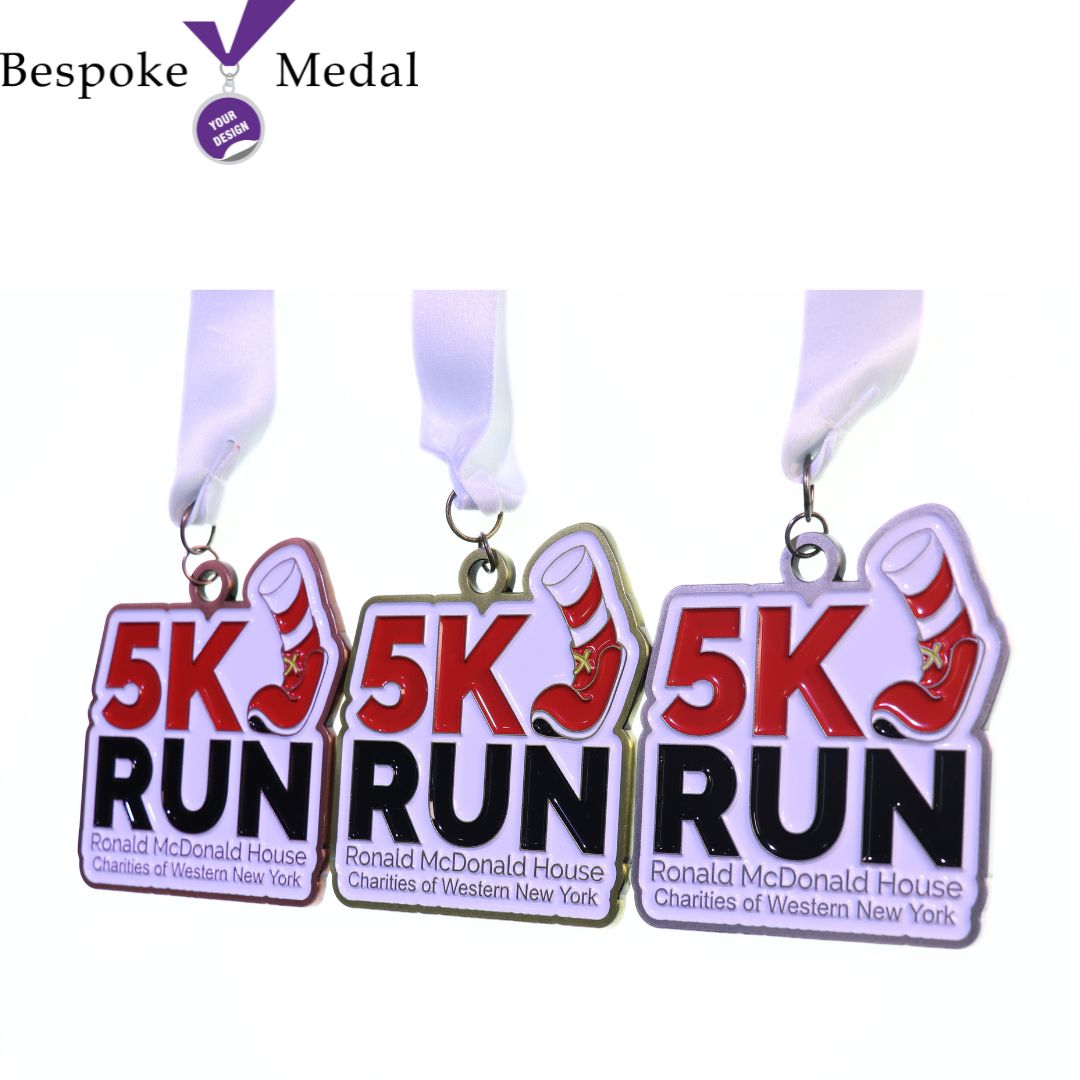 Bespoke 5K Running Medal|Custom Soft Enamel|Bespoke Medal - Bespoke ...